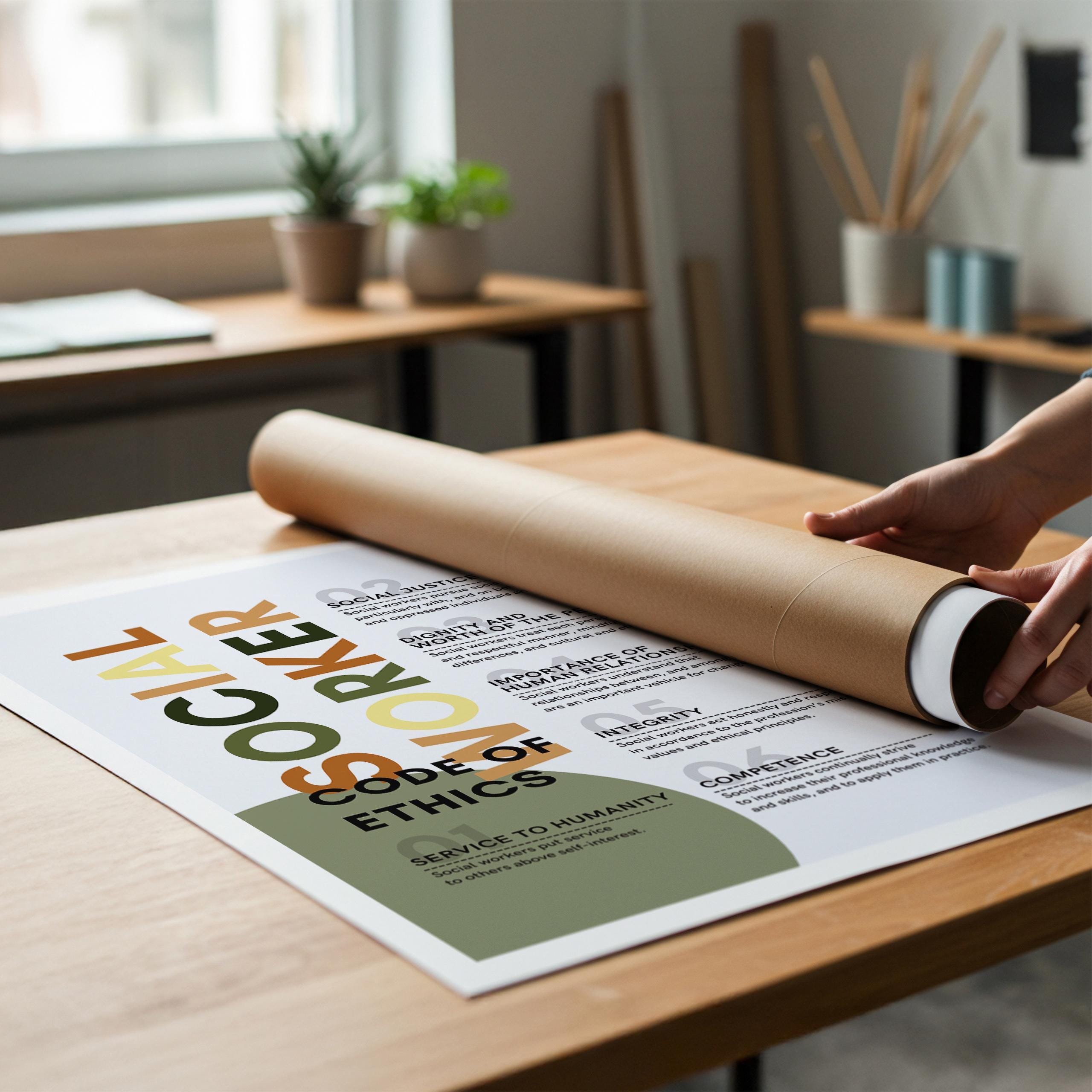 Social Worker Code of Ethics Poster, Social Work Appreciation, Social ...