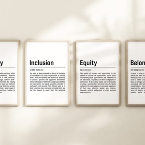 Racial Equality, Diversity Poster, DEIB Poster, Diversity Equity and ...