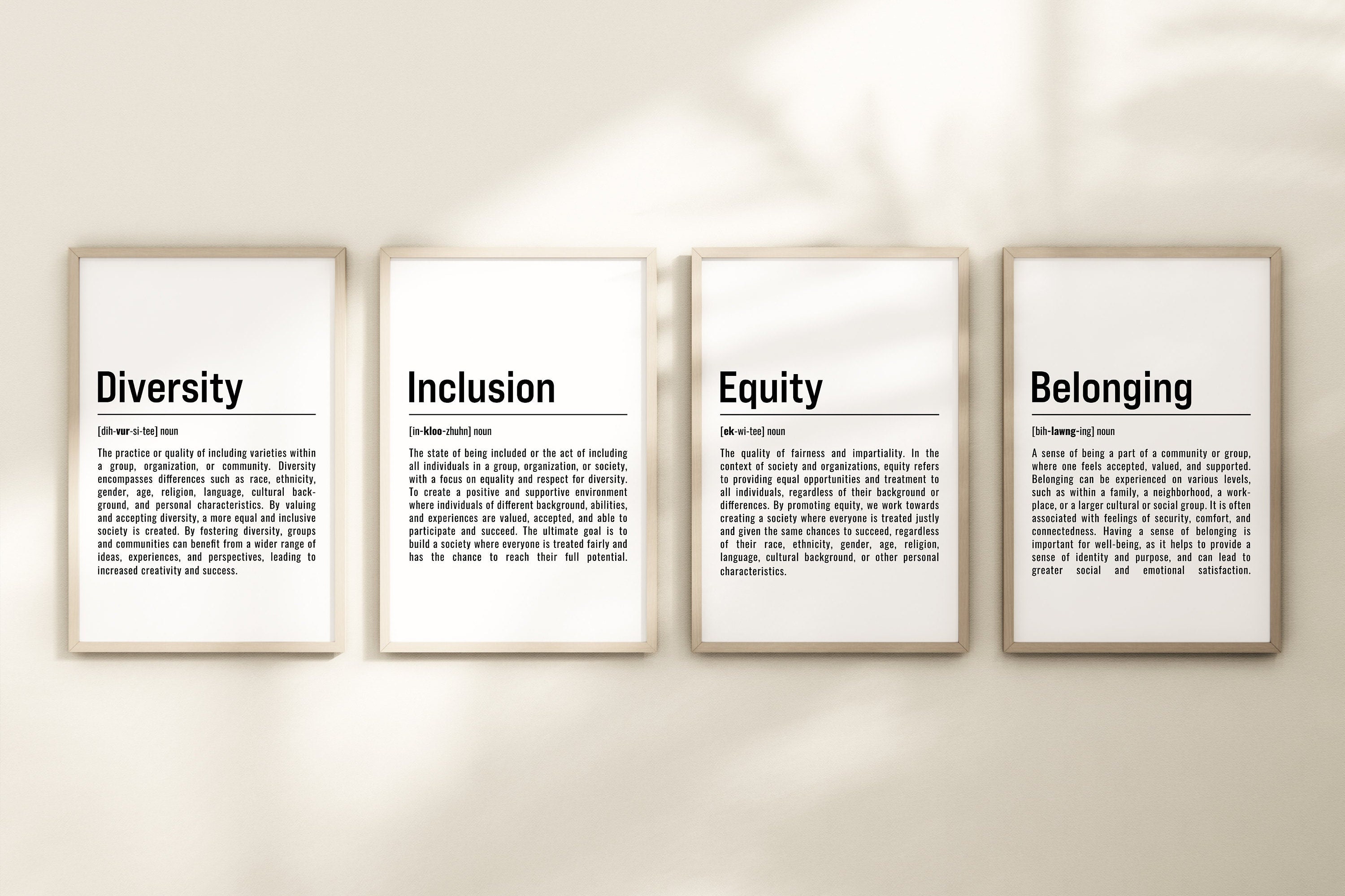 Racial Equality, Diversity Poster, DEIB Poster, Diversity Equity and ...