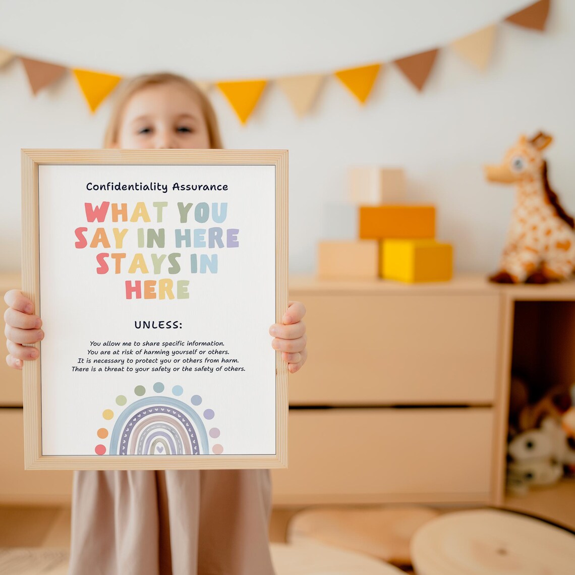 What You Say in Here Stays in Here Poster, Confidentiality Poster ...