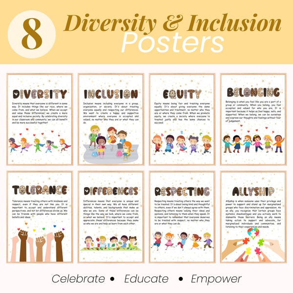Diversity Poster - Etsy