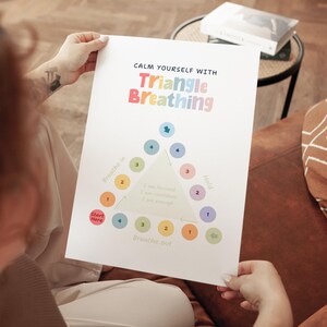 Breathing Exercises, Coping Skill Poster, Breathing Technique Poster ...