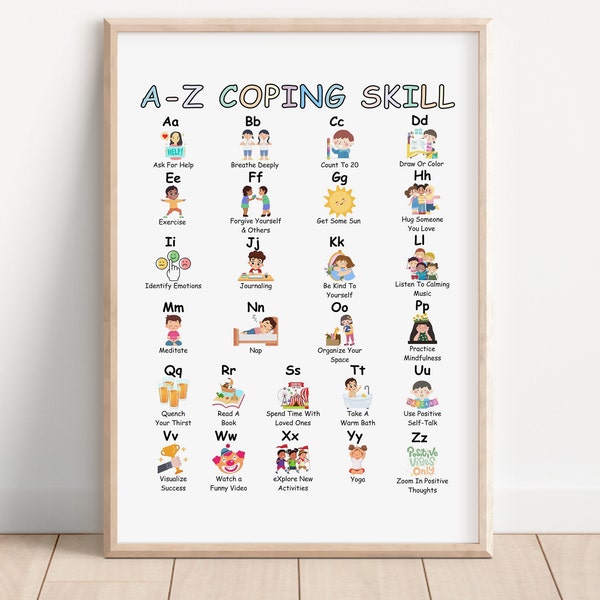 Custom Calming Strategies Poster - Etsy