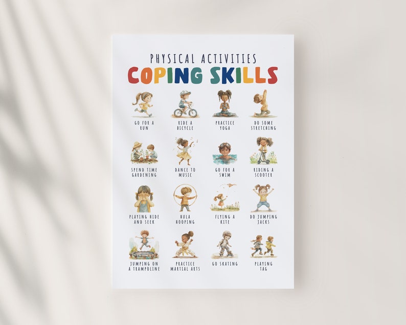 Children Therapy Posters, Calming Corner Poster, Anxiety Coping Skills ...