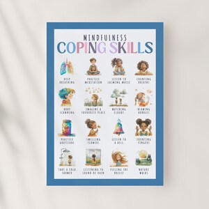 Coping Skills Poster, Mindfulness Poster, Calming Techniques Poster ...