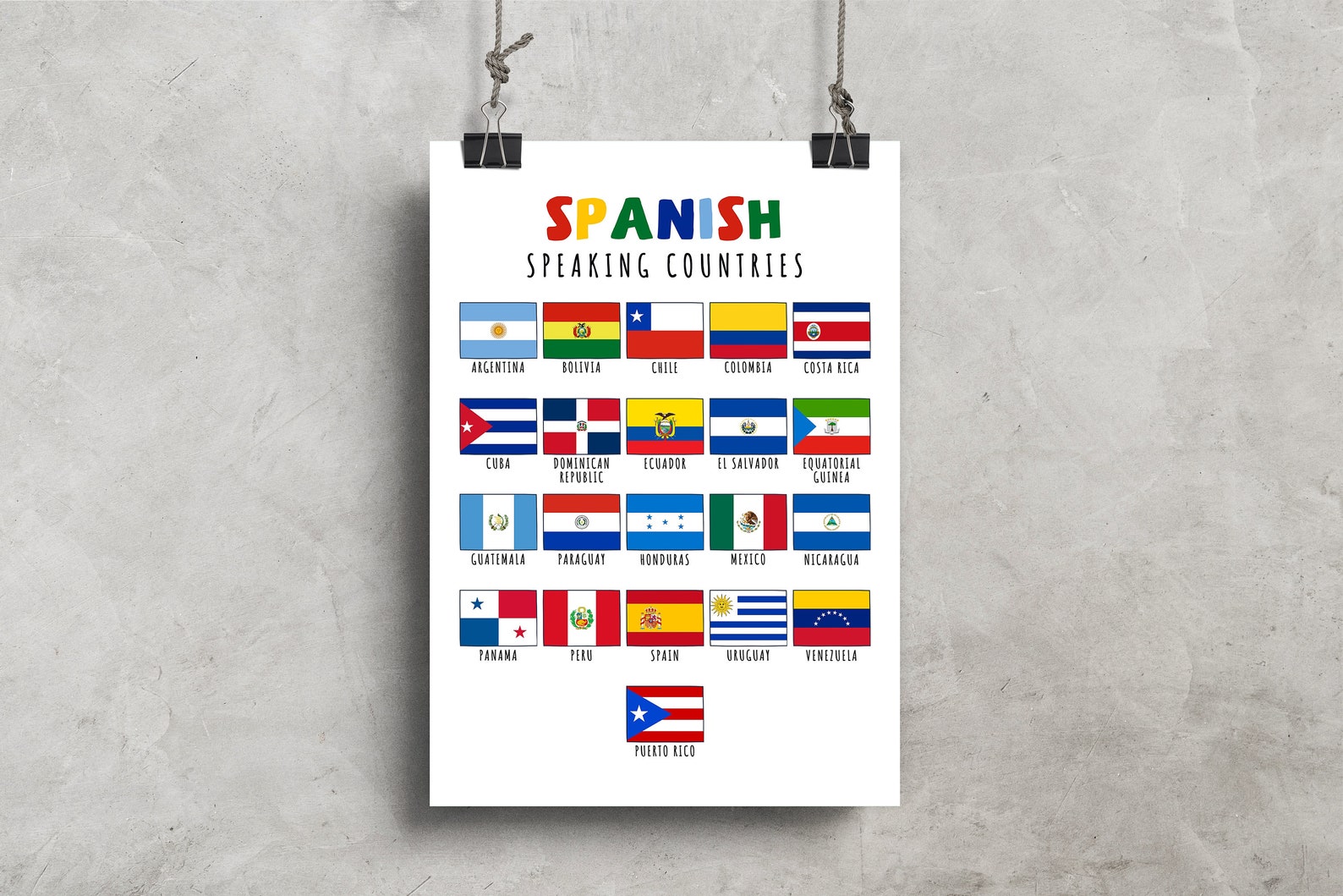 Spanish Speaking Countries Map, Hispanic Countries, Hispanic Heritage ...