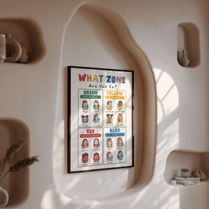 Emotional Regulation Poster, Feelings Poster, What Zone Are You In ...