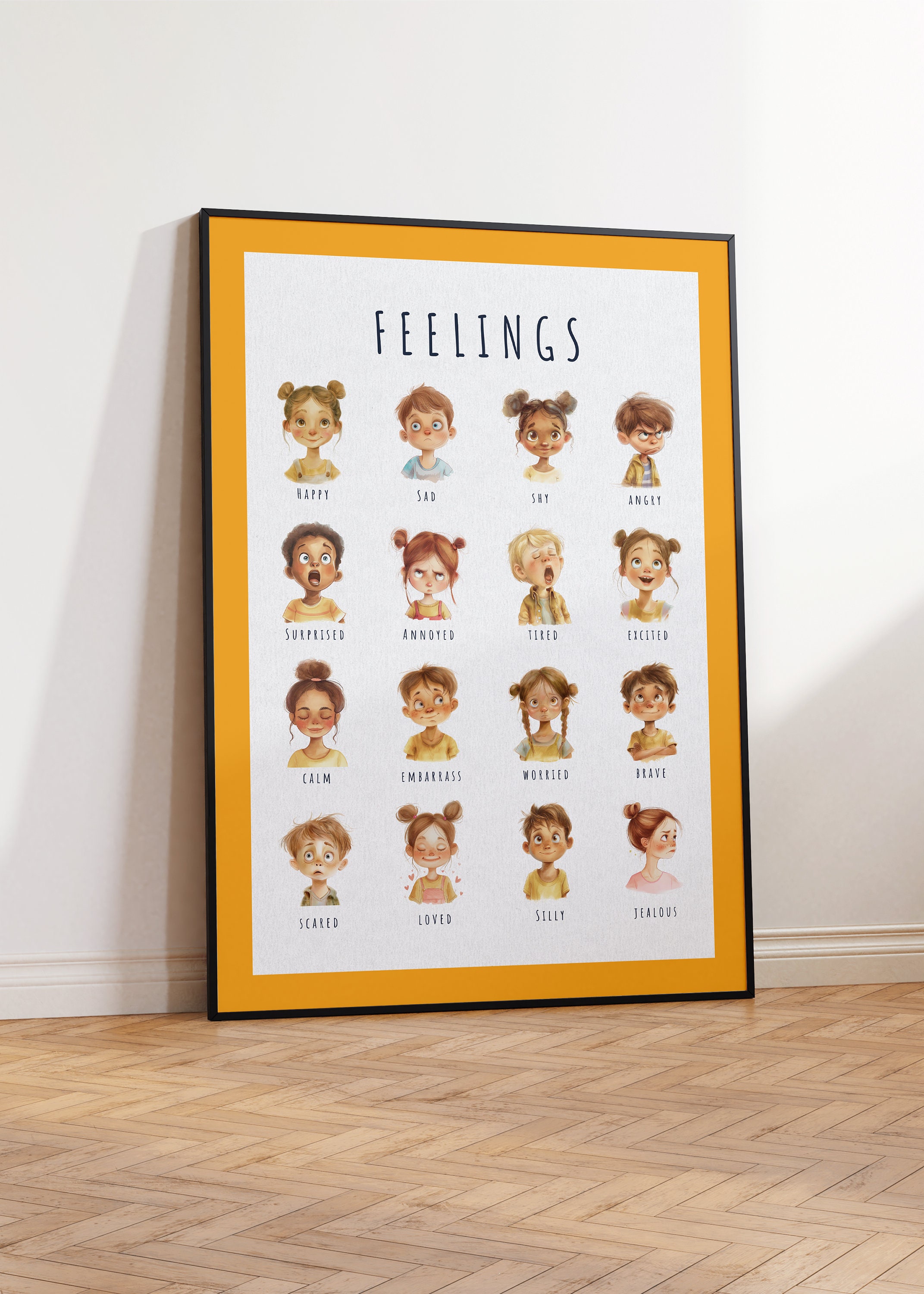 Feelings Poster, Emotions Poster, Feelings Chart, How Are You Feeling ...