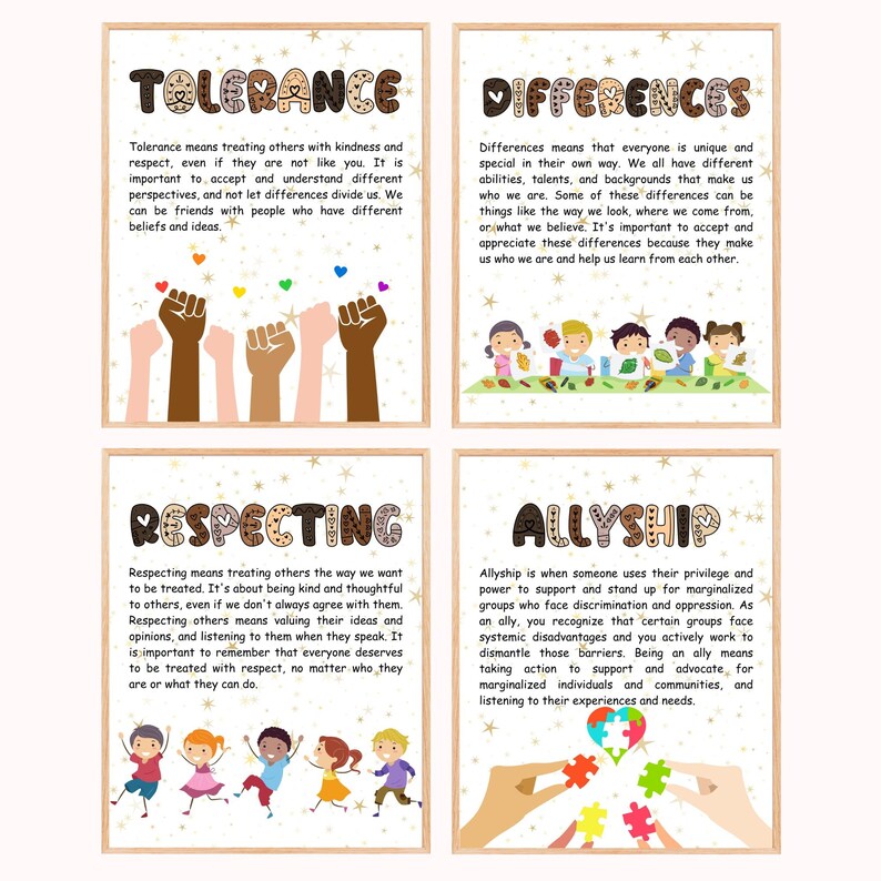 Diversity Poster for Kids, Diversity Bulletin Board, Cultural Diversity ...