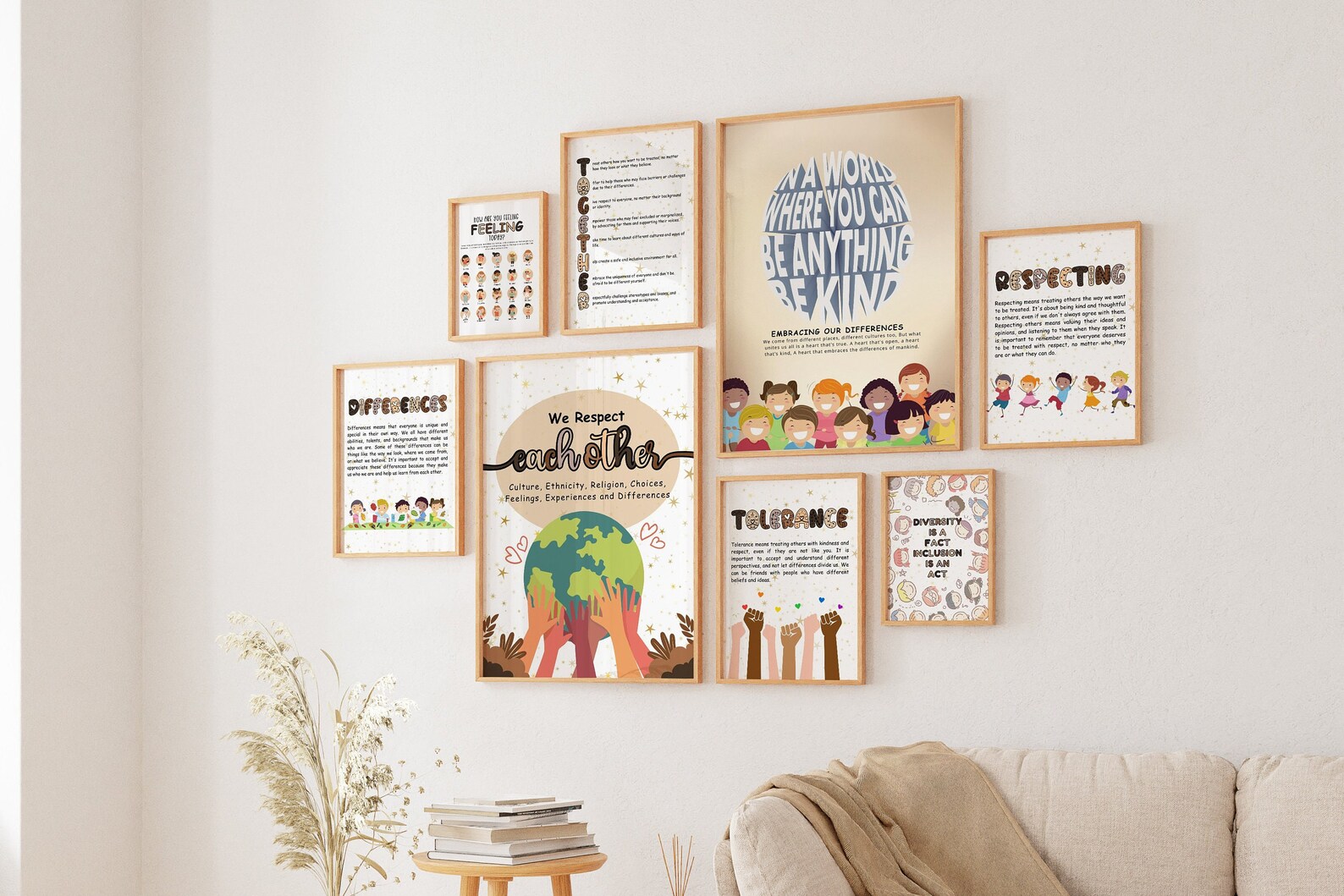 Diversity Posters Bundle, Diversity and Inclusion Posters, Inclusive ...