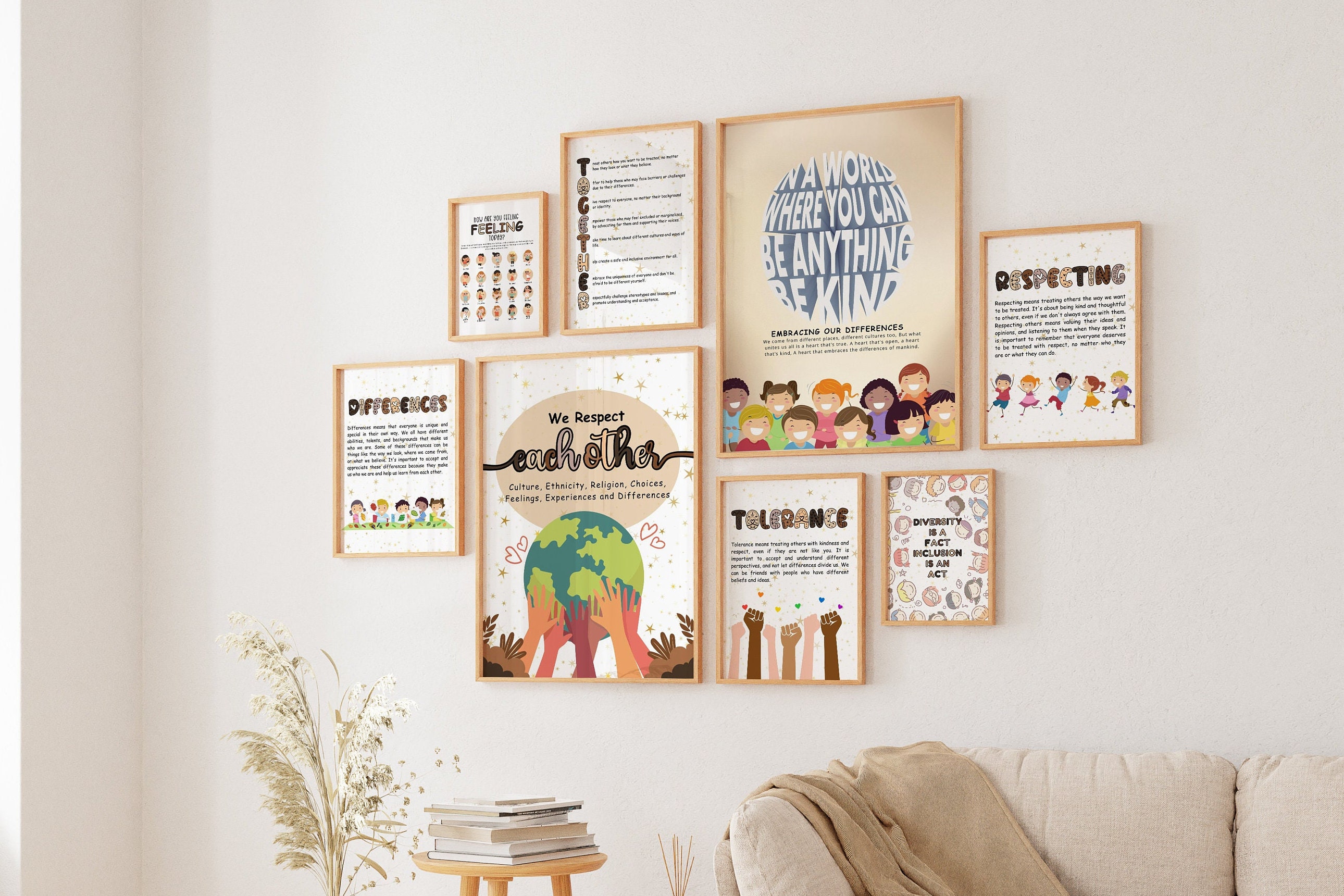 Diversity Posters Bundle, Diversity and Inclusion Posters, Inclusive ...