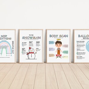 Calm Corner Bundle, Coping Skills Poster for Kids, Emotion Poster ...
