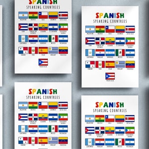 Spanish Speaking Countries Map, Hispanic Countries, Hispanic Heritage ...