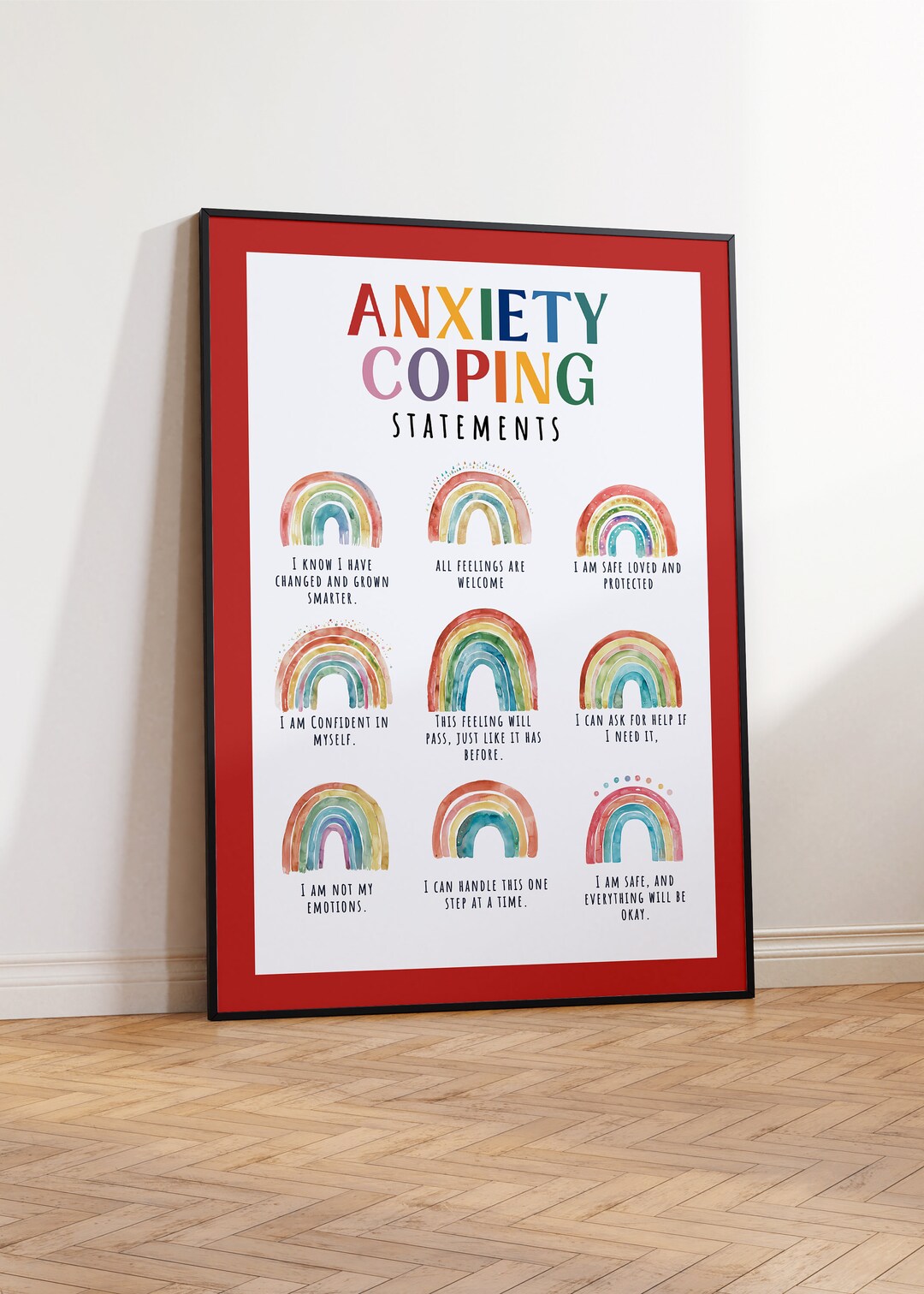 Anxiety Coping Poster, Coping Skill Poster, Coping Strategy Poster ...
