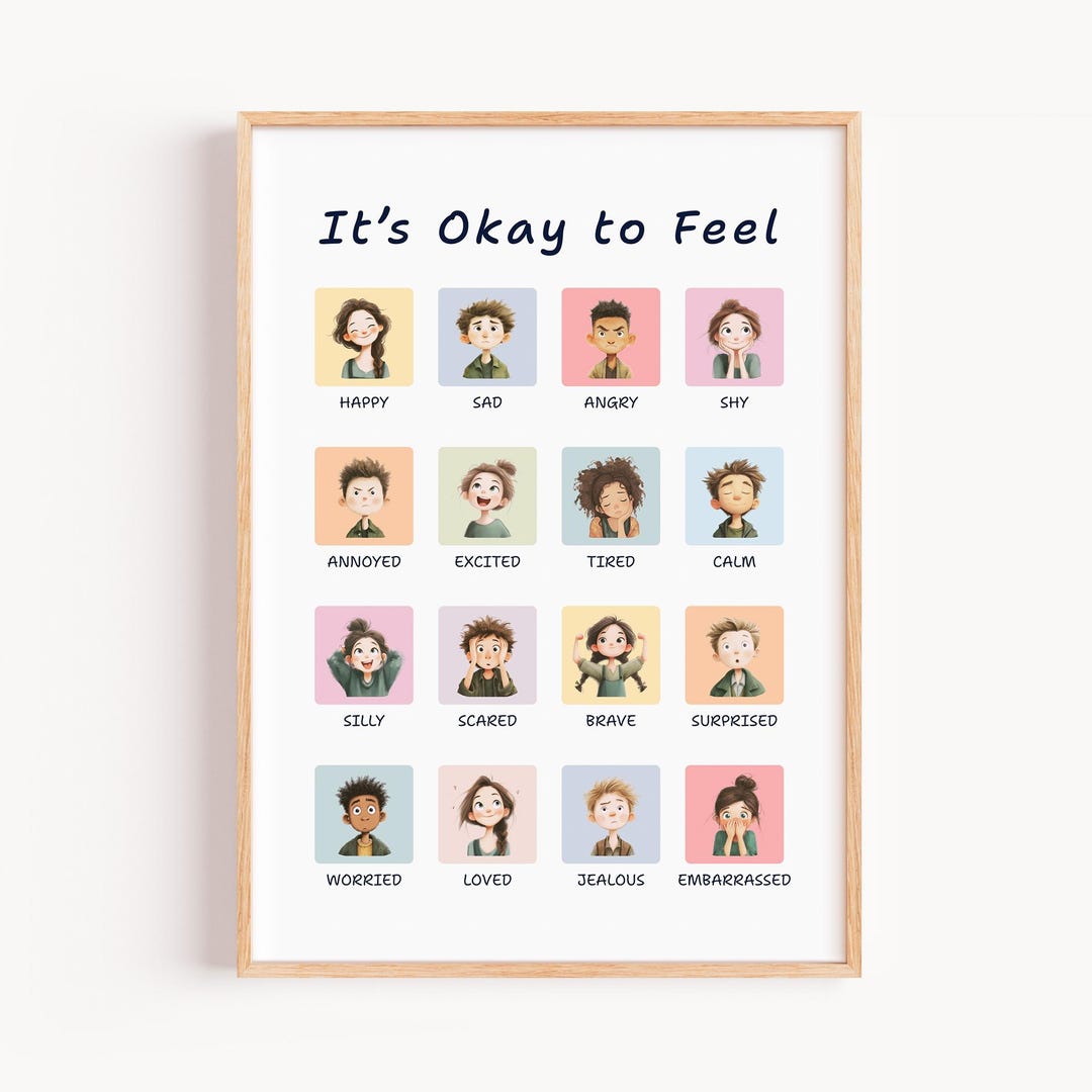 Feelings Poster, Emotions Poster, Feelings Chart, How Are You Feeling ...