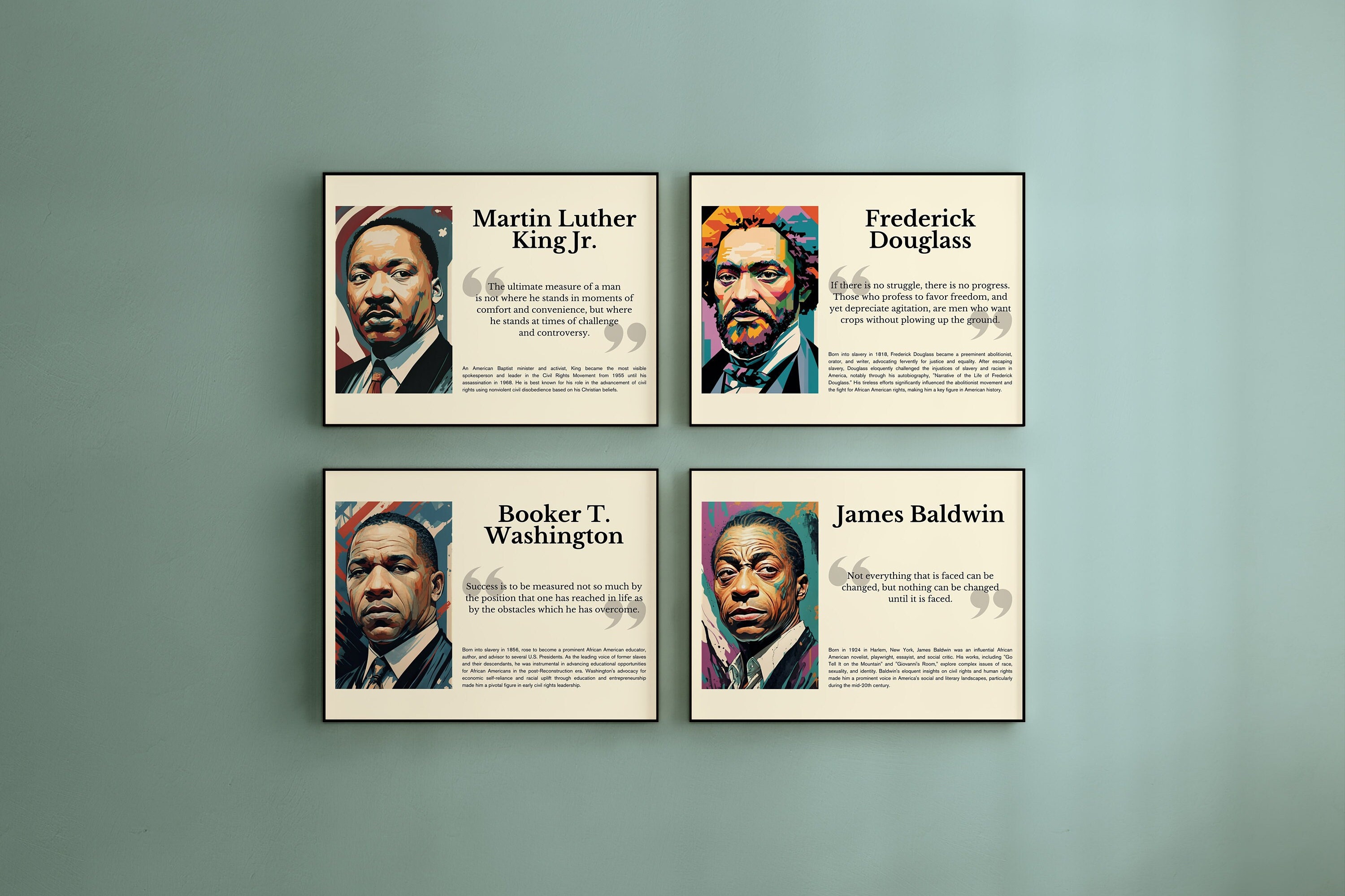 22 Black Icons Poster, Black History Month Poster for Classroom, Black ...