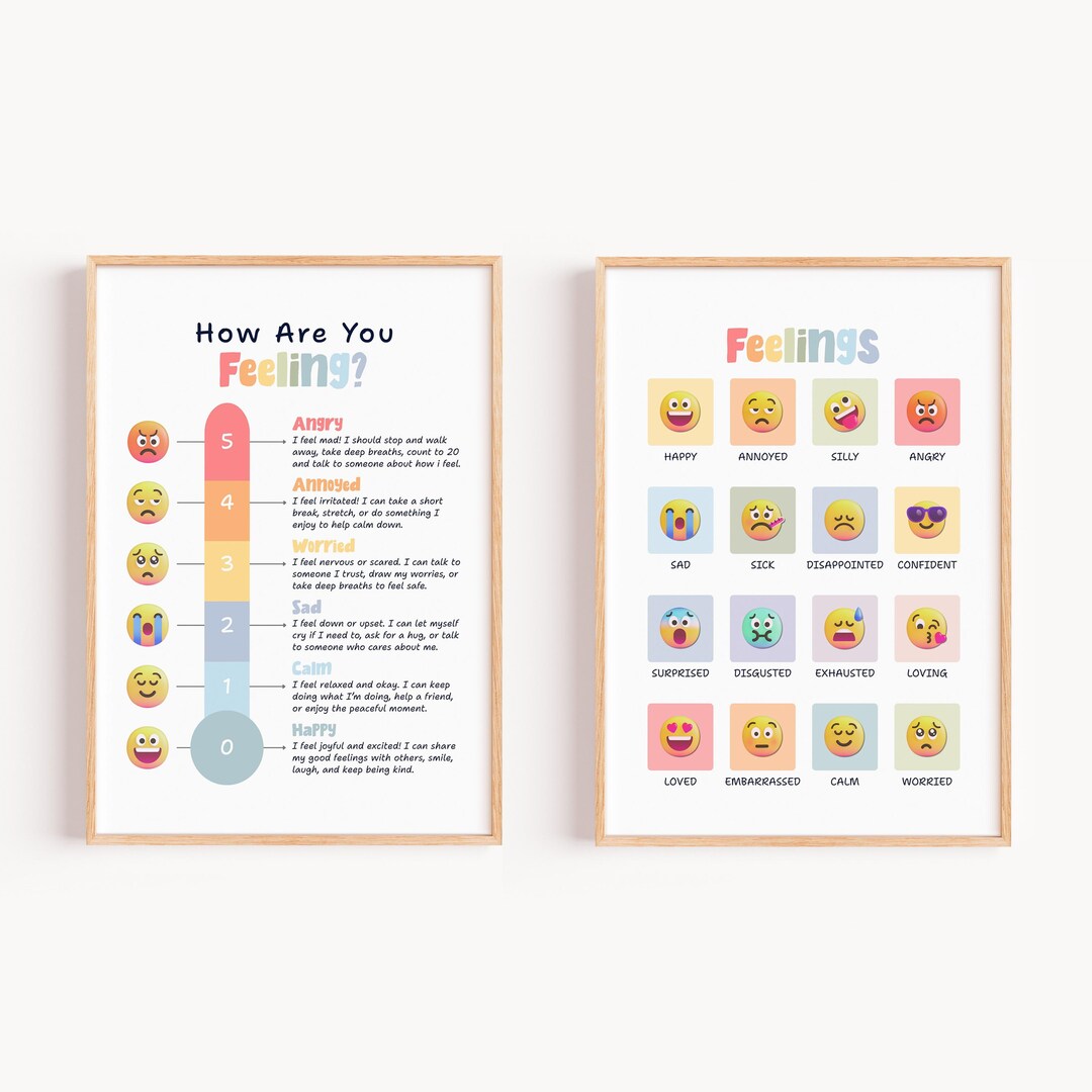 Rainbow Feelings Thermometer Coping Mechanism, School Psychologist ...