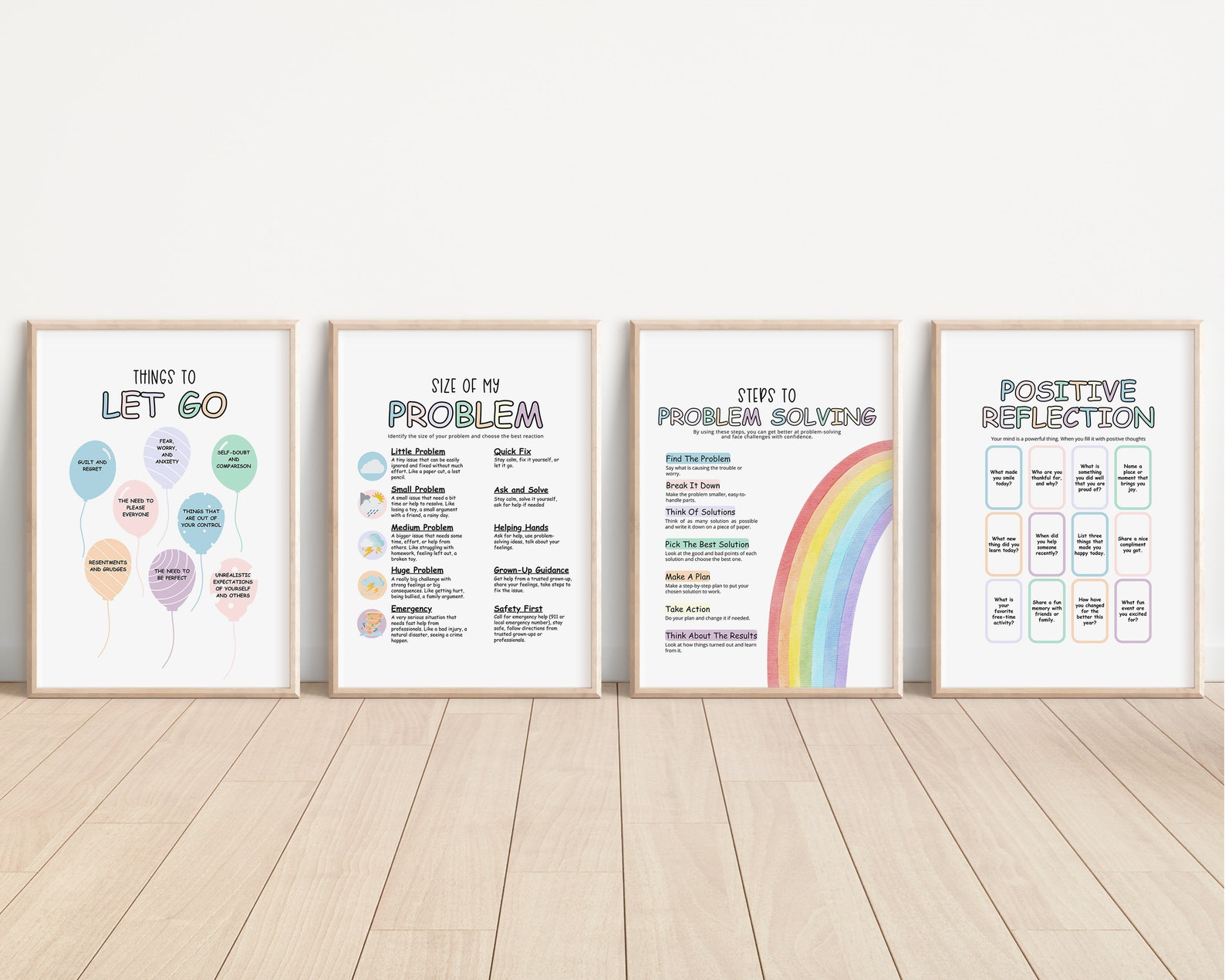 Calm Corner Posters, Calming Down Corner Printables, Kids Affirmation ...