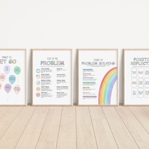 Calm Corner Posters, Calming Down Corner Printables, Kids Affirmation ...