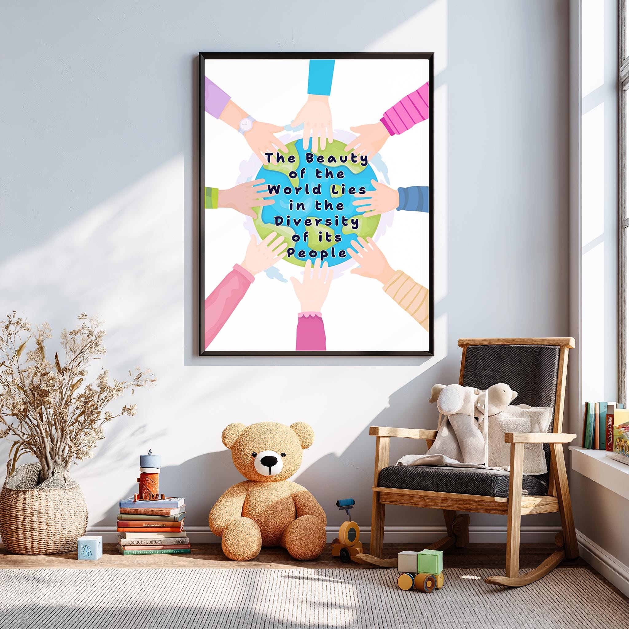 Multicultural Diversity, Classroom Diversity Posters, All Are Welcome ...