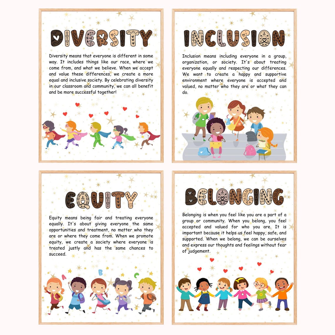 Diversity Poster for Kids, Diversity Bulletin Board, Cultural Diversity ...