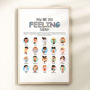 Feelings Poster, Emotions Poster, Feelings Chart, How Are You Feeling ...