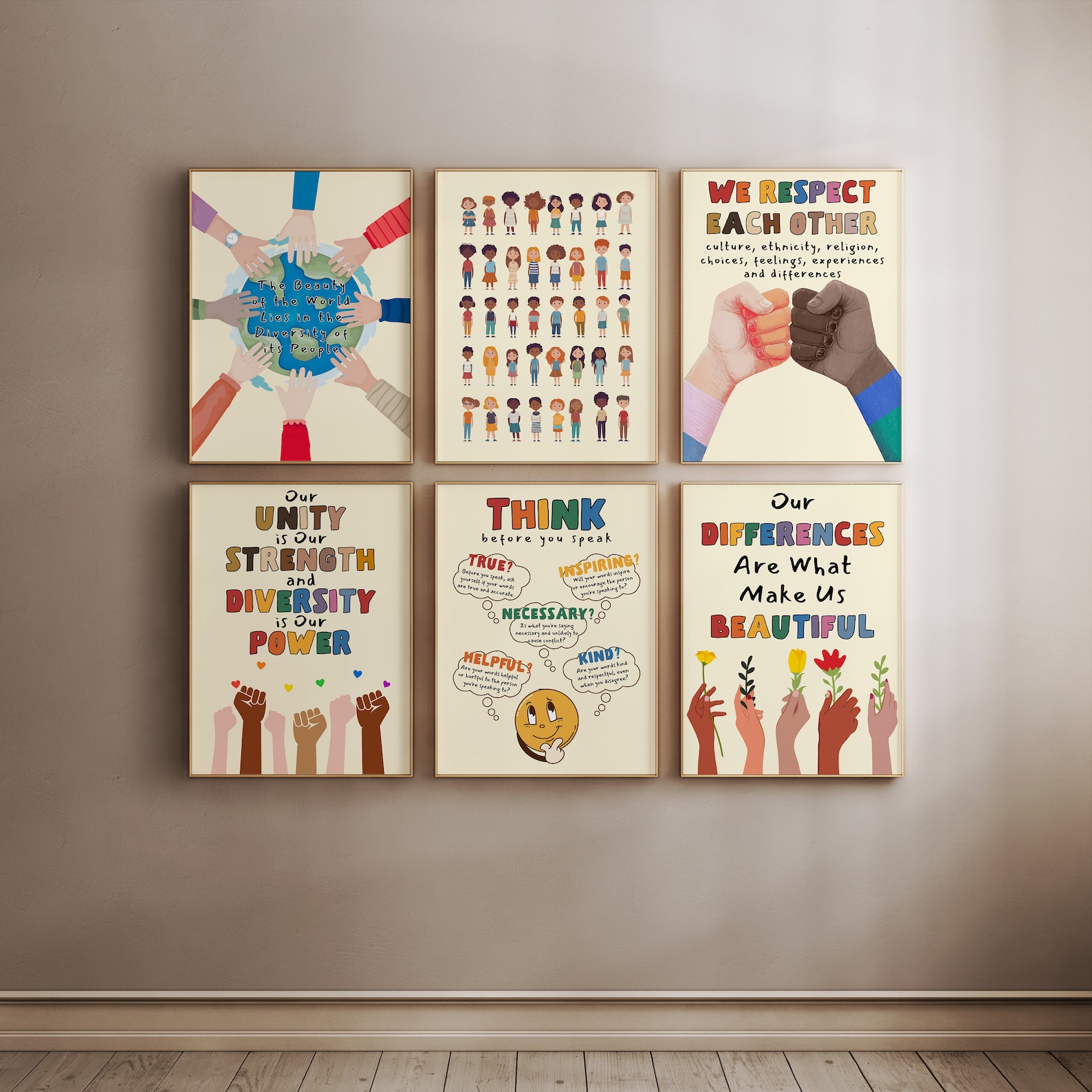 Inclusion Bulletin Board, DEIB Poster Set, Diversity Classroom Posters ...