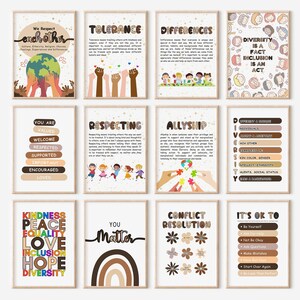 Diversity Posters Bundle, Diversity and Inclusion Posters, Inclusive ...