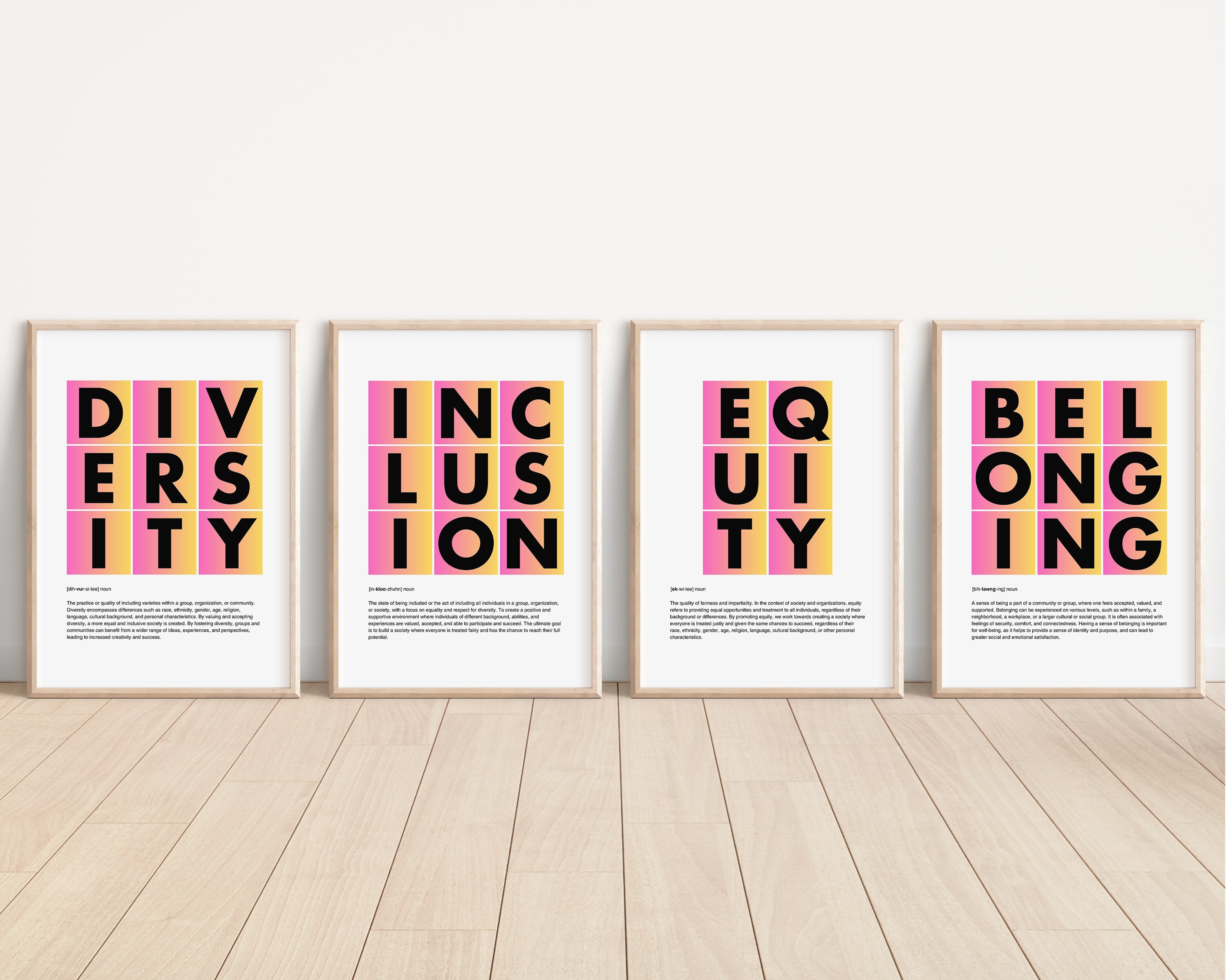 Diversity Equity and Inclusion Poster, Diversity Classroom Poster, DEI ...