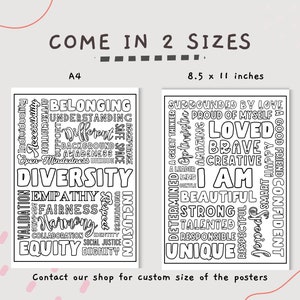 Diversity and Inclusion, Diversity Coloring Pages, Social Justice ...