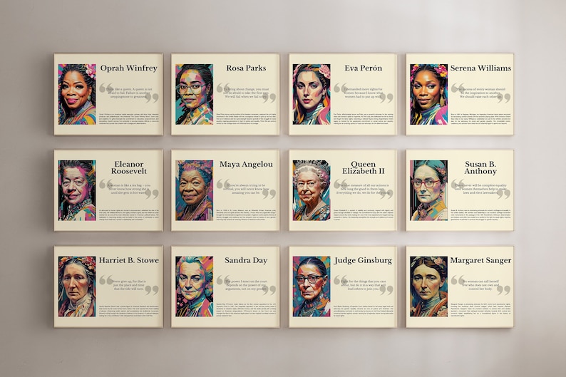 25 Women's History Month Poster, Women's History Month Bulletin Board ...