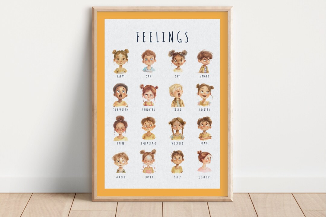 Feelings Poster, Emotions Poster, Feelings Chart, How Are You Feeling ...