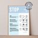 STOP DBT Poster, Crisis Survival Skill, DBT Skill Poster, Mental Health ...