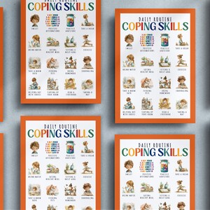Coping Skills Poster, Grounding Techniques Poster, Educational Poster ...