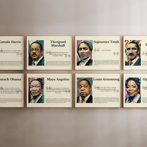 African American History Art Print, Famous Quotes Black History Month ...