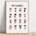 Feelings Poster, Emotions Poster, Feelings Chart, How Are You Feeling ...