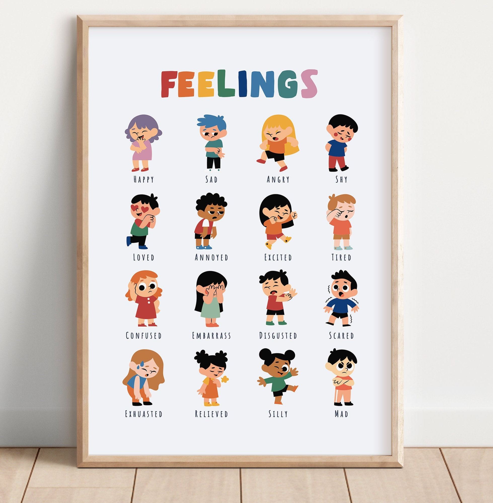 Feelings Poster, Emotions Poster, Feelings Chart, How Are You Feeling ...