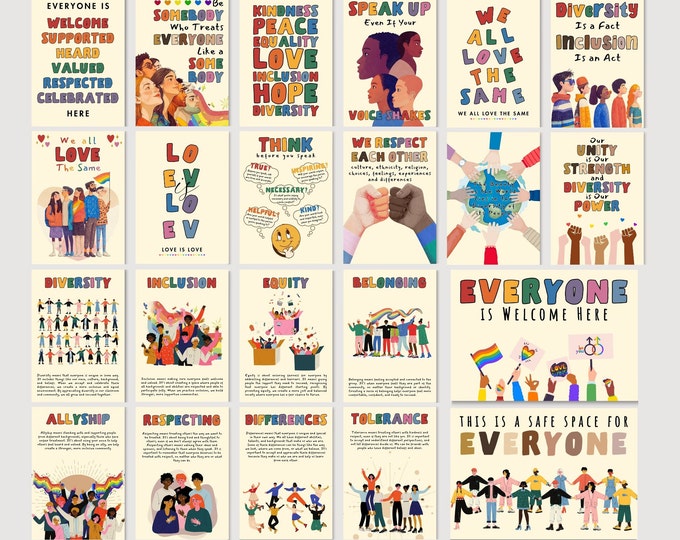 Diversity/multicultural Poster (digital Poster) - Instant Download ...