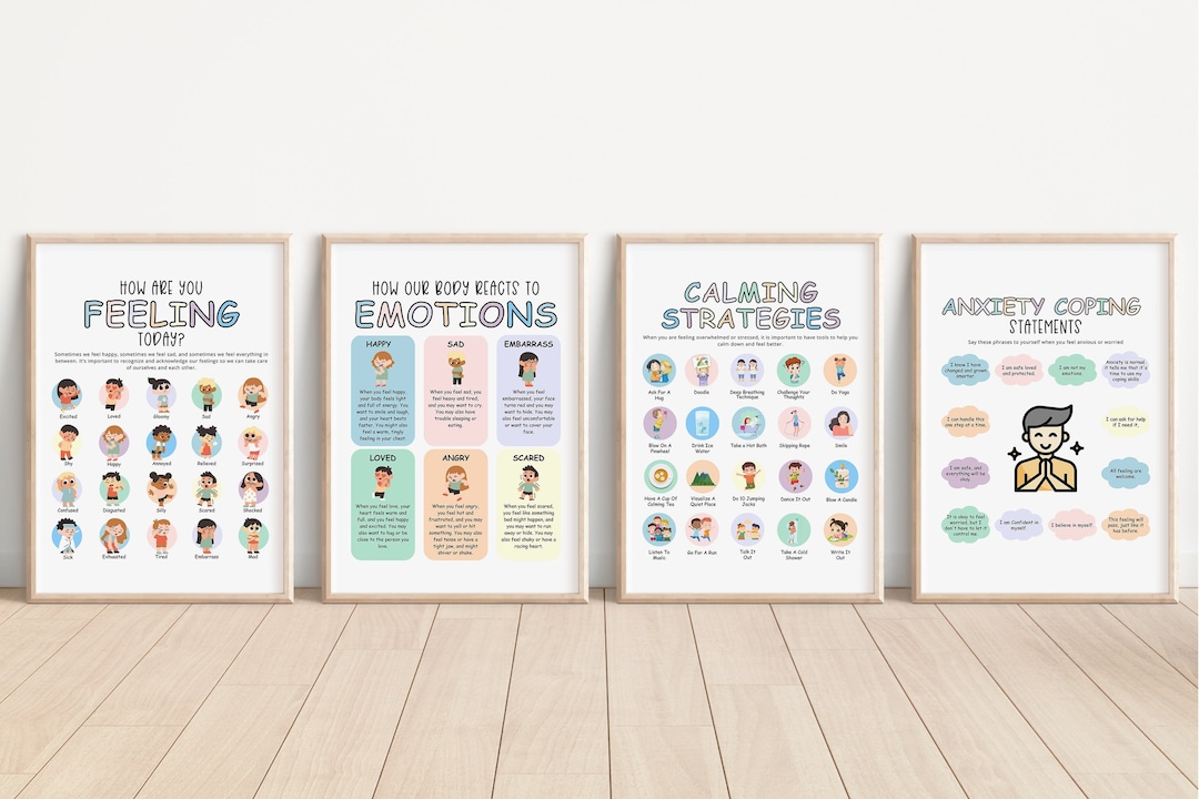 Emotions Poster for Kids, Feelings Check in for Students, Feelings ...