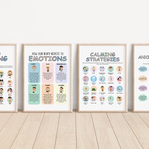 Calm Corner Posters, Calming Down Corner Printables, Kids Affirmation ...