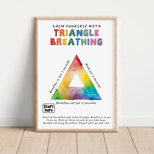 Breathing Exercises, Coping Skill Poster, Breathing Technique Poster ...