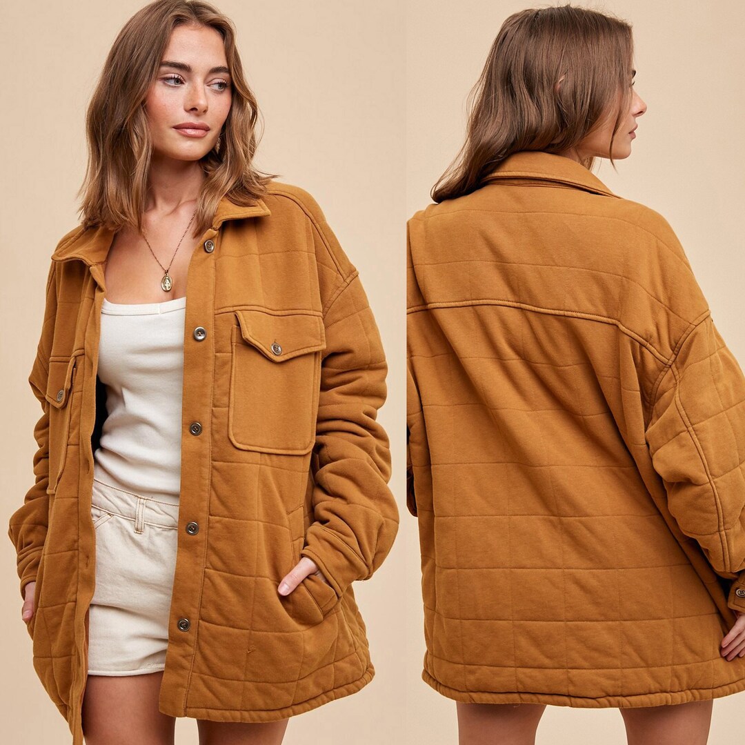 Morgan Padded Shacket, Puffer Jacket, Bohemian Outwear, Solid Jacket ...