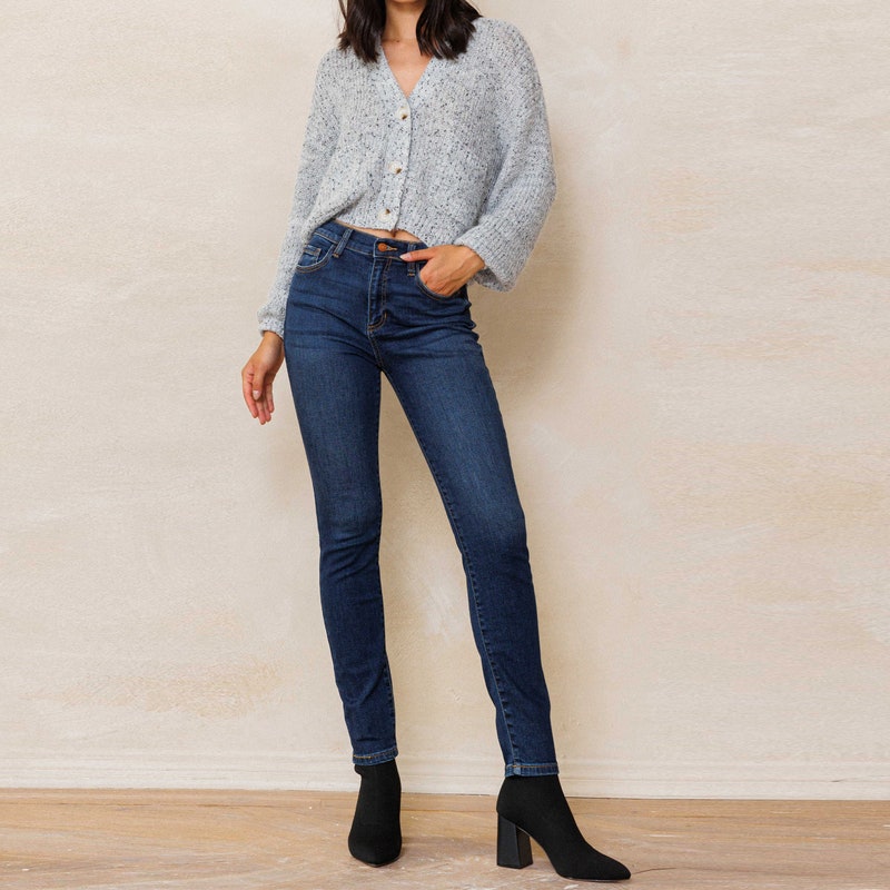 Dark Wash Jeans - Etsy