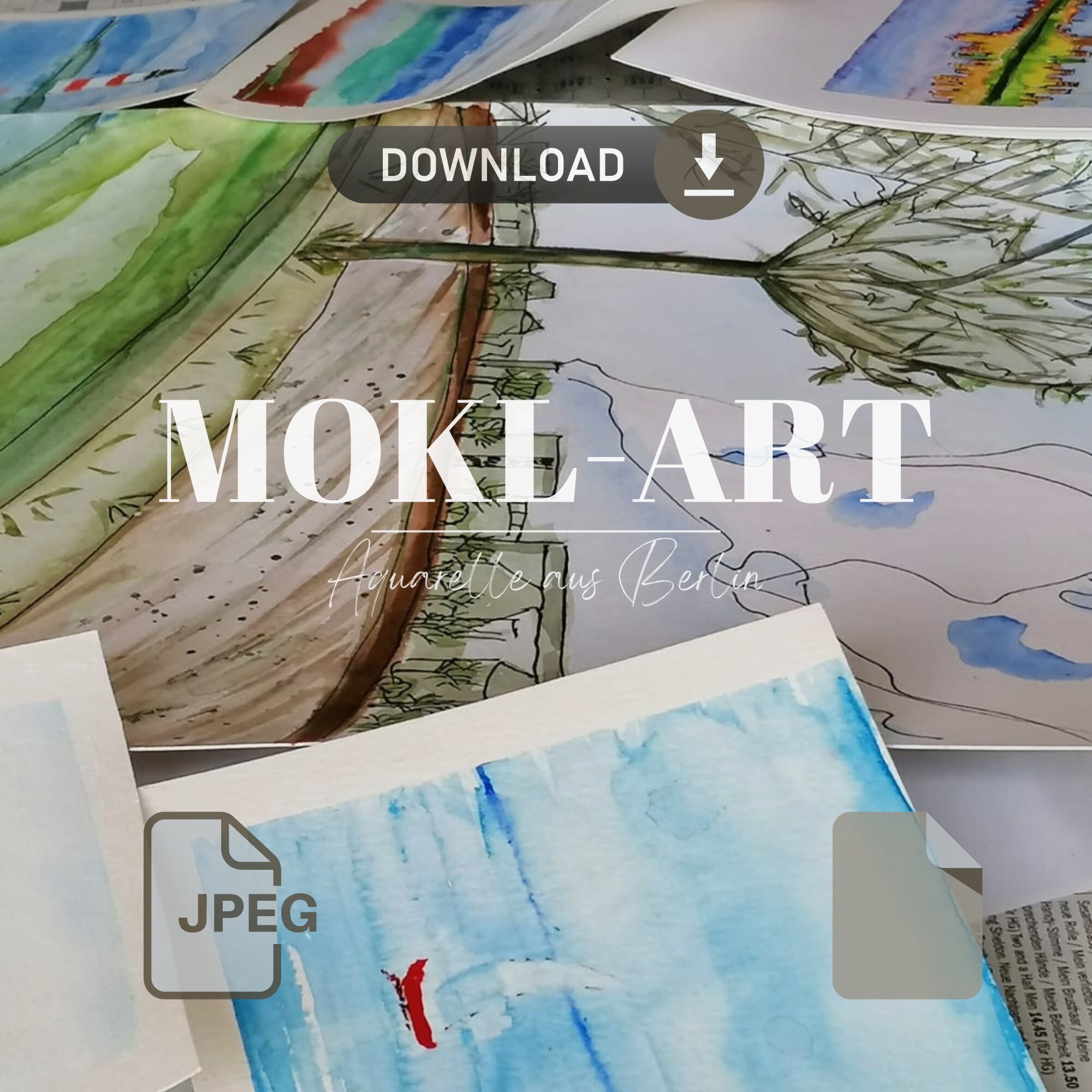 Mokl-Art Kalender 2023 Druck INSTANT DOWNLOAD Meeresblick - Etsy.de