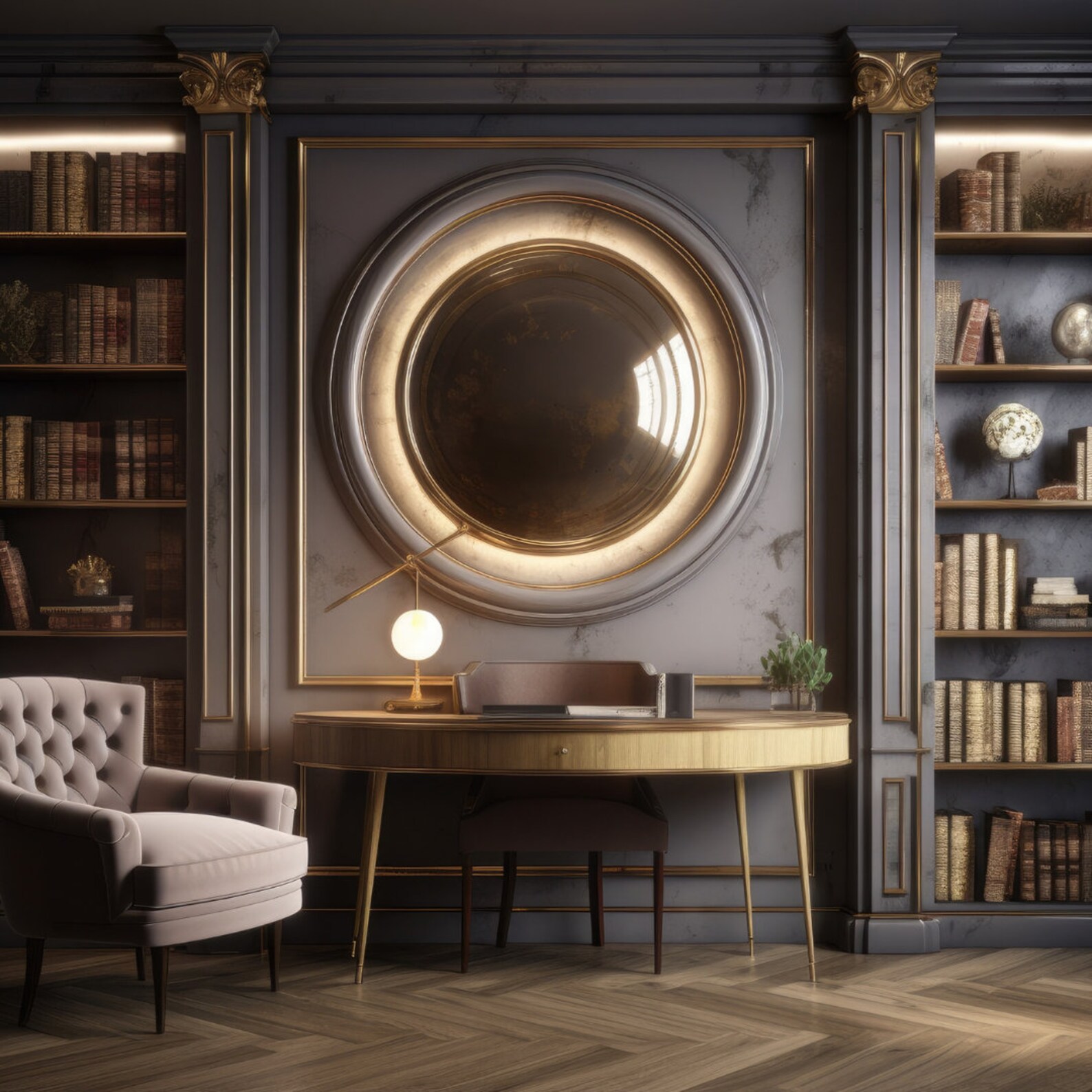 Luxury Modern Virtual Office Backgrounds Modern Office Zoom and ...