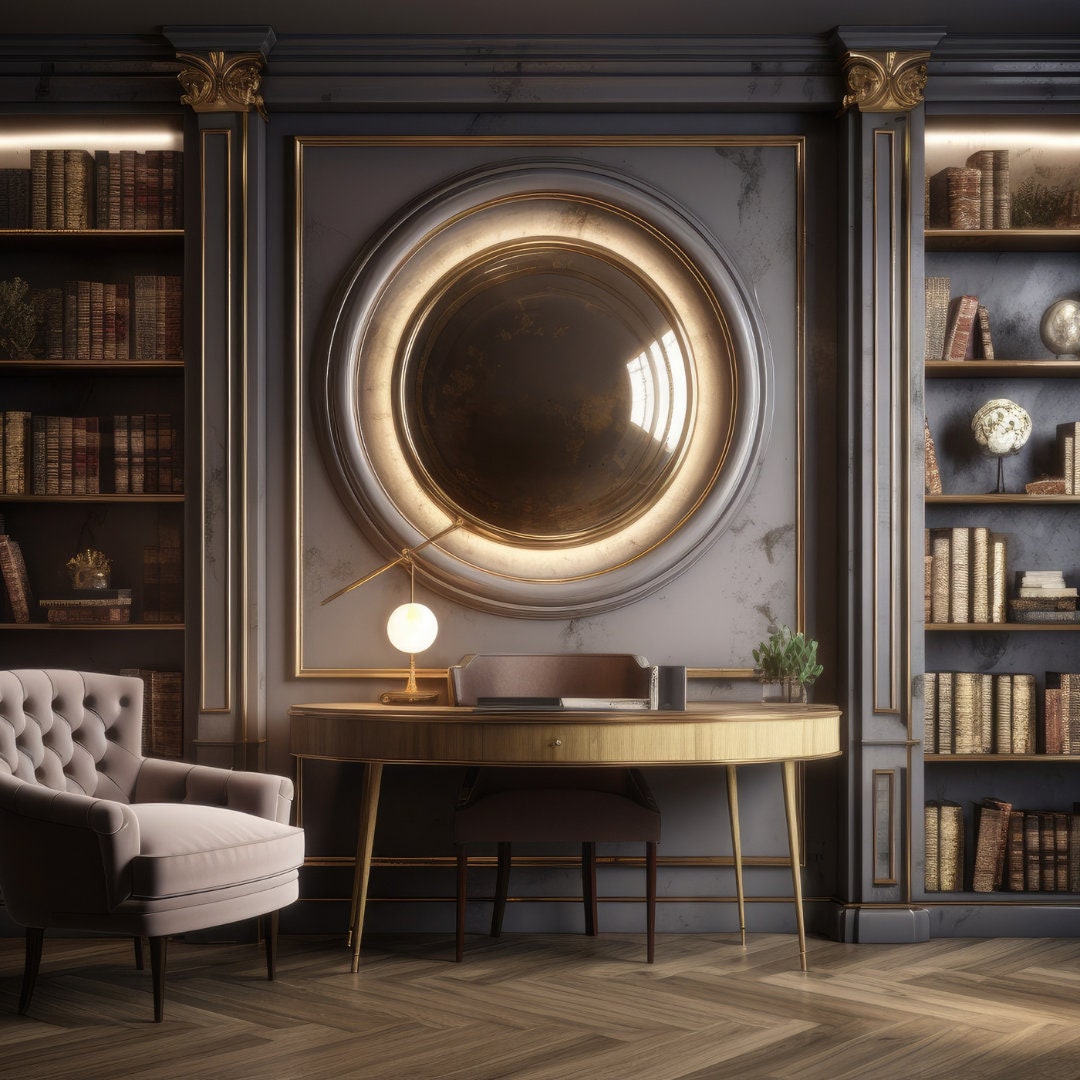 Luxury Modern Virtual Office Backgrounds Modern Office Zoom and ...