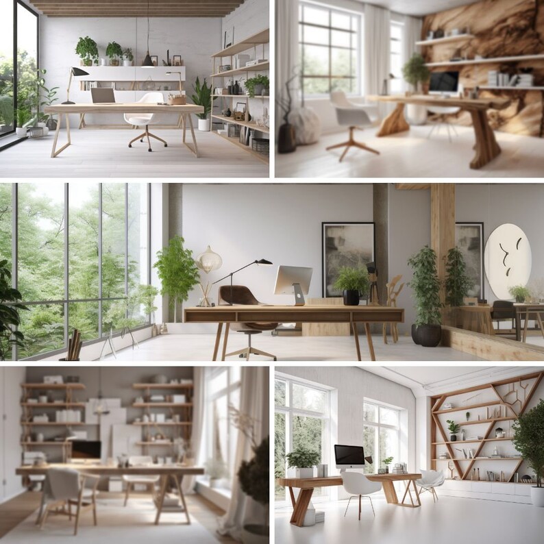 Virtual Office Backgrounds | Modern Office | Zoom and Googlemeet ...