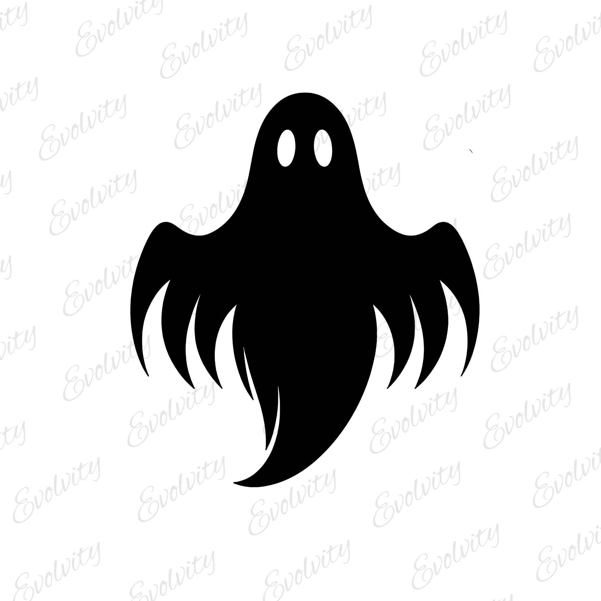 Cute Ghost SVG, 7 Ghost SVG Bundle, Boo Svg, Ghost Clipart, Ghost ...