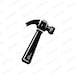 Hammer SVG Bundle 7 Hammer Cliparts and Silhouettes, Handyman Clip Art ...