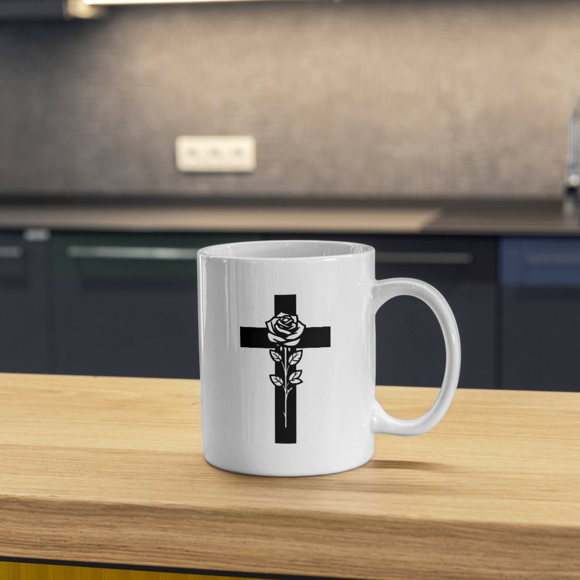 Cross With Rose SVG, Rose Vector, Cross PNG, Faith Clipart, Religious ...